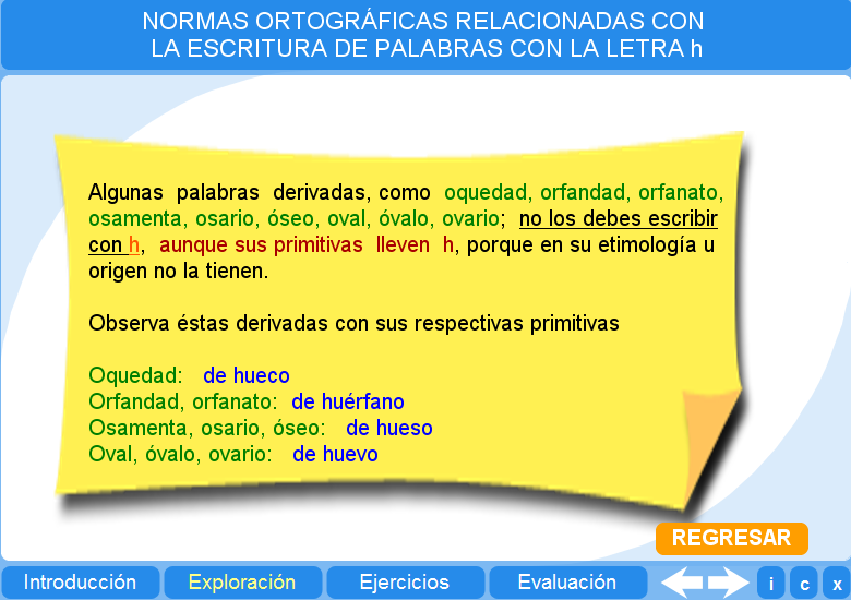 Documentación - Ortografía de la b y la v